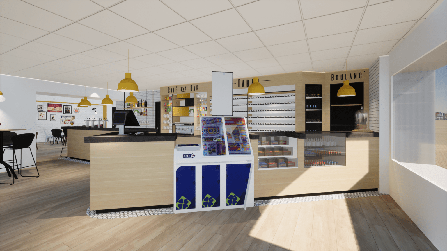 Bureau de tabac – JCD Agencement